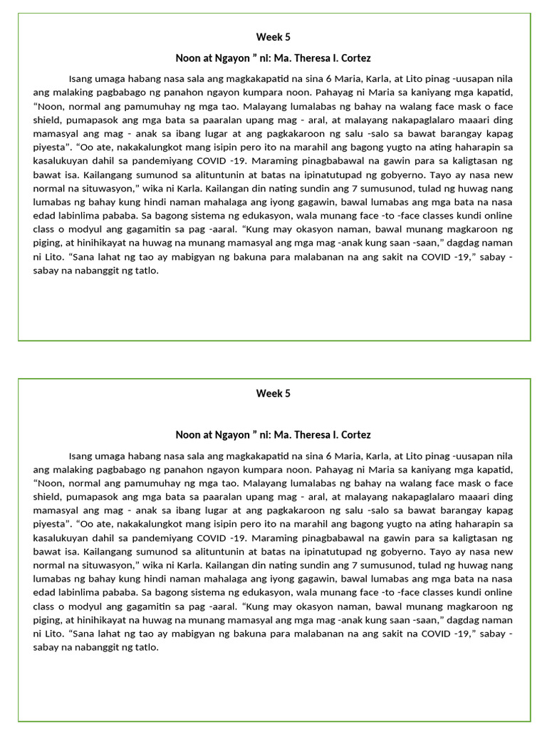 Filipino STORIES | PDF