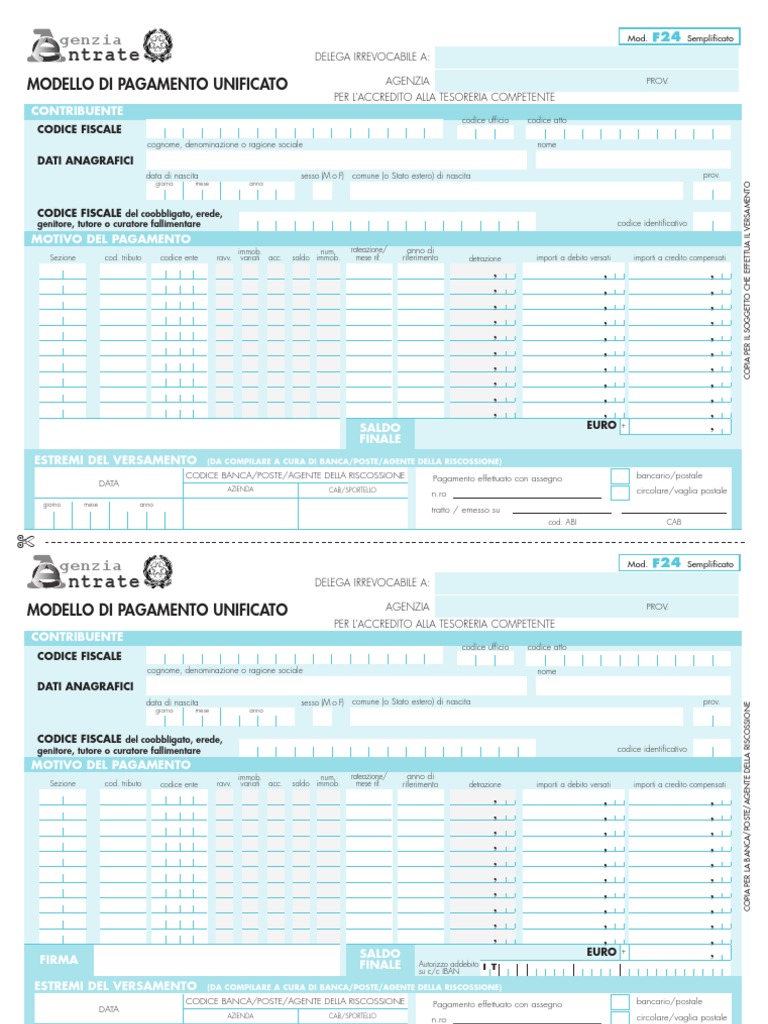 F24 Semplificato | PDF