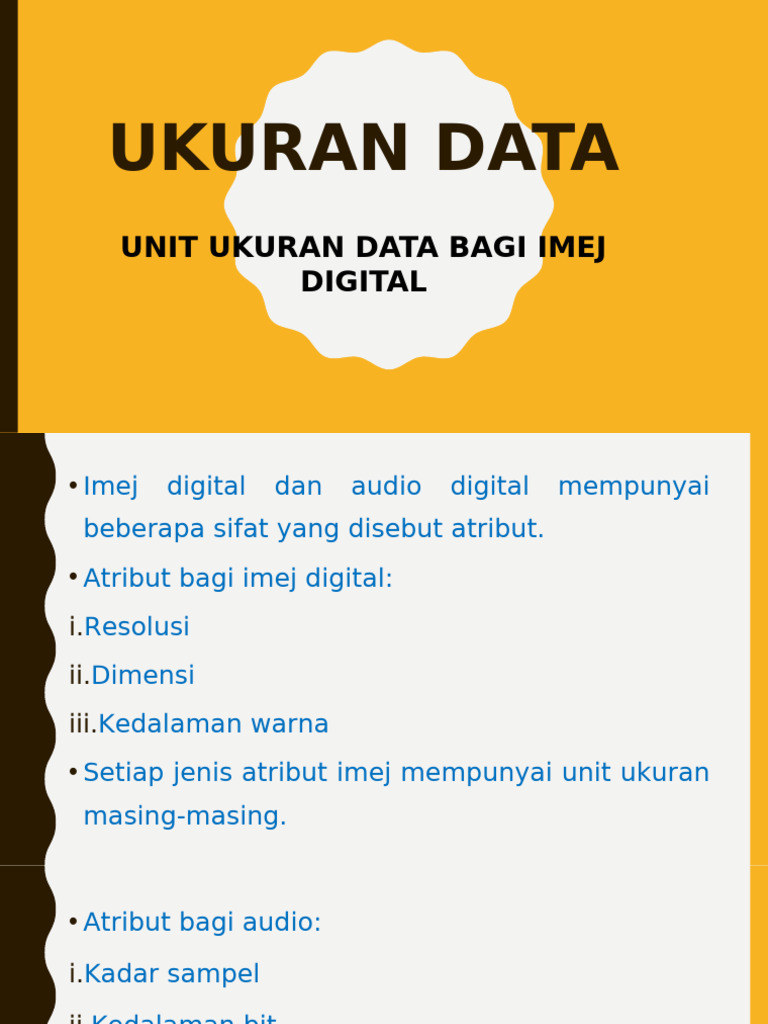 Ukuran Data ASK T1 | PDF
