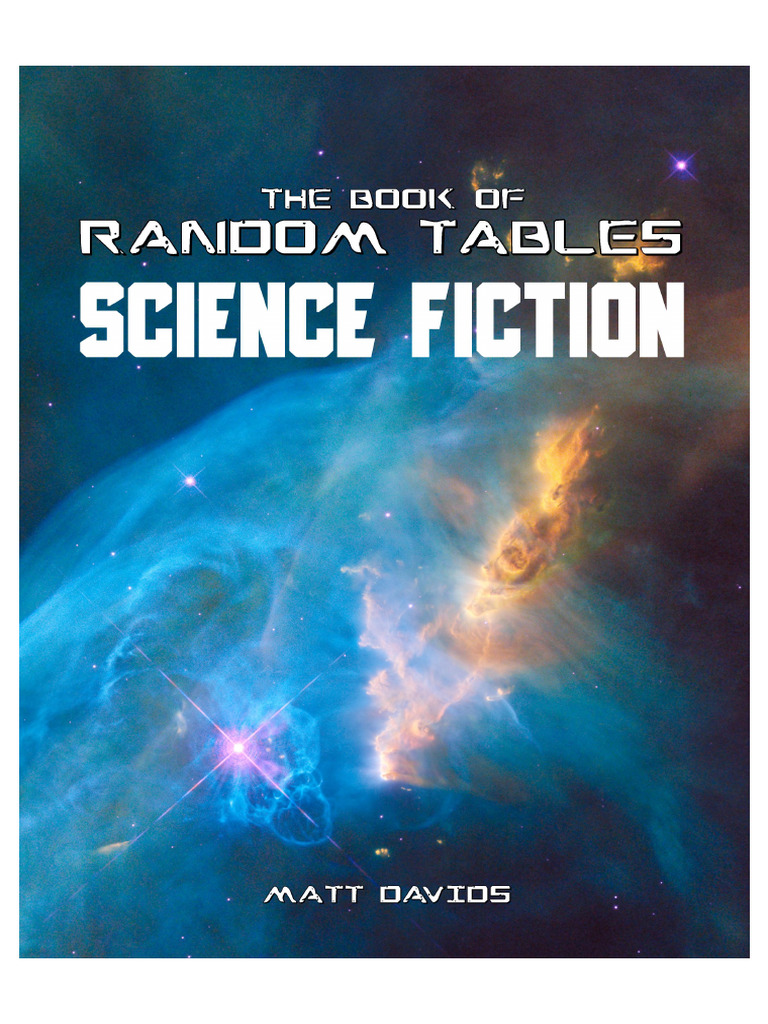 The Book of Random Tables - Science Fiction [OEF][2018] | PDF | Stars ...