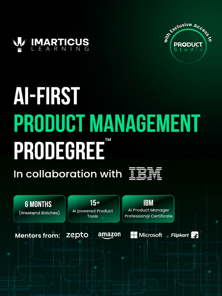 AI FirstProductManagementProdegree Compressed | PDF | Artificial ...