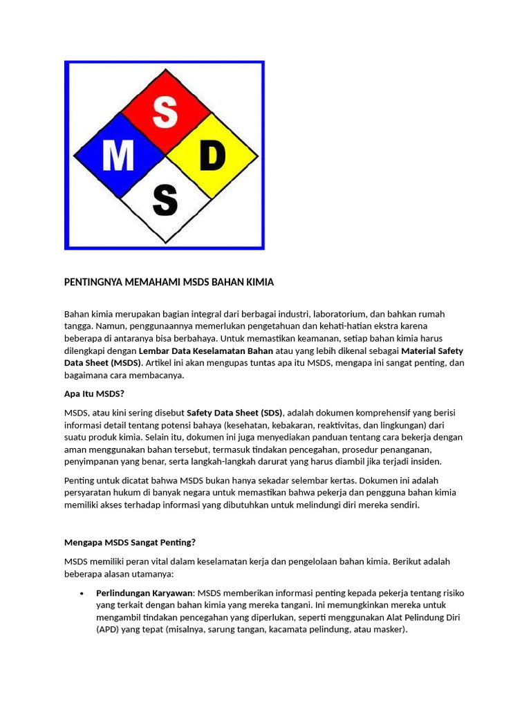 MSDS | PDF