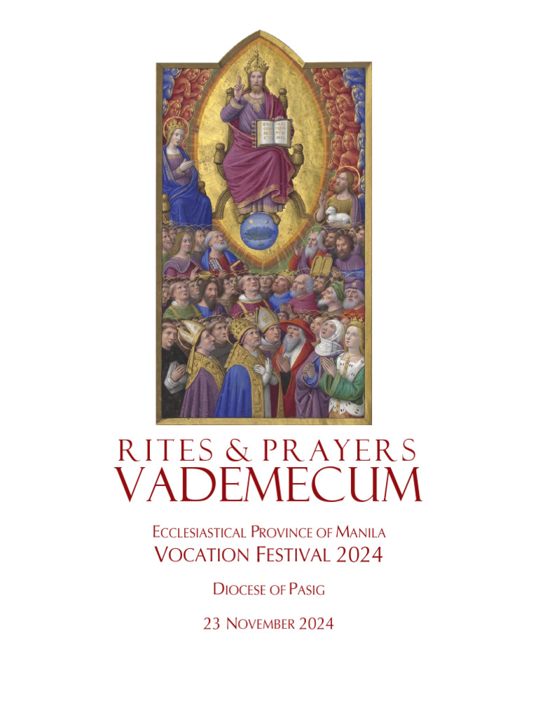 Vocation Festival 2024 - Liturgy Vademecum | PDF