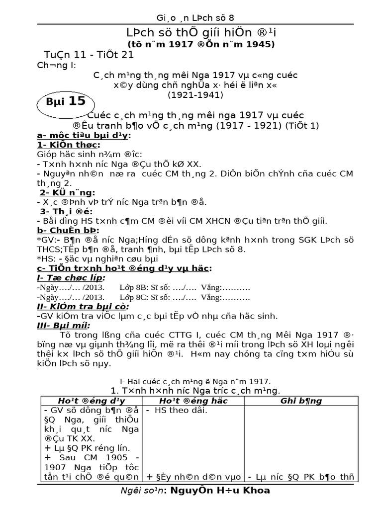 Tiet 21 | PDF