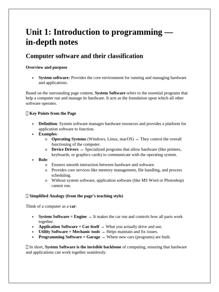 Unit 1 Computer Programming | PDF | Programming Language | Computer Programming