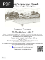 Eucharistic Prayer 2 | PDF | Eucharist | Catholic Liturgy