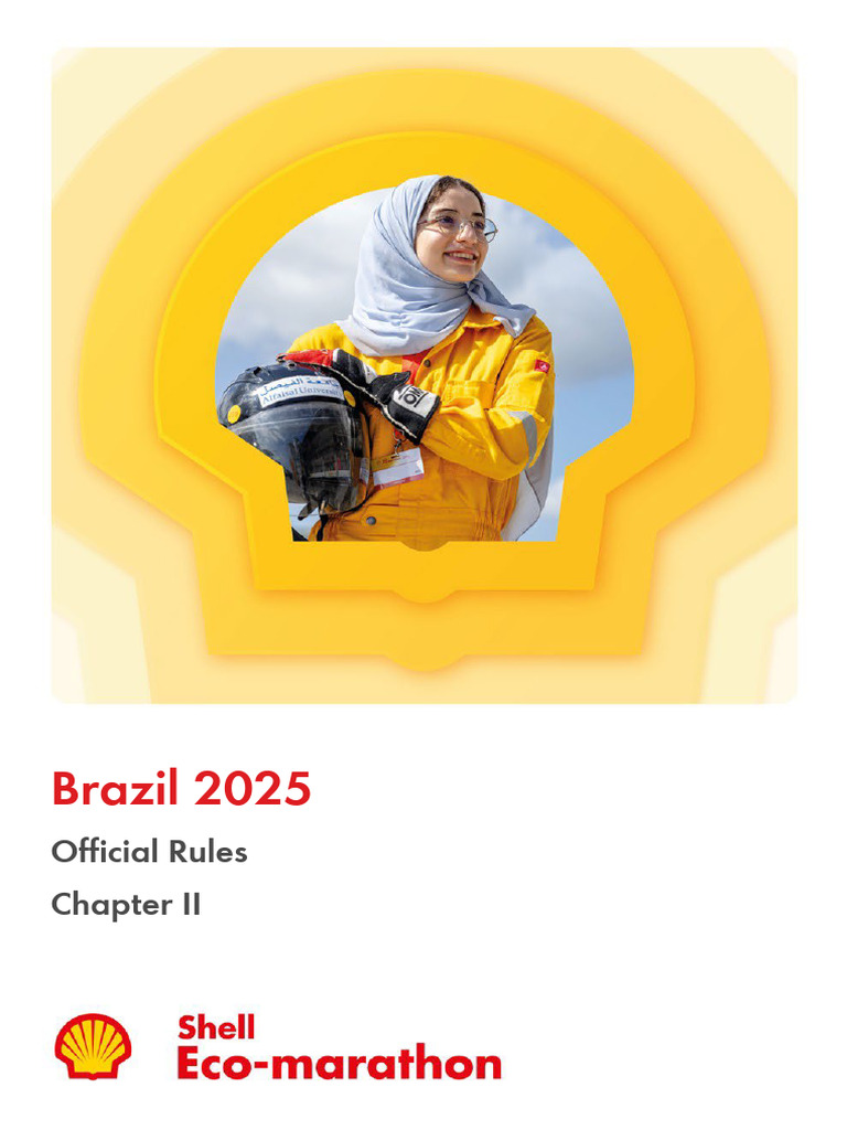 Shell Eco-marathon Brazil 2025 Rules | PDF | Dangerous Goods | Safety