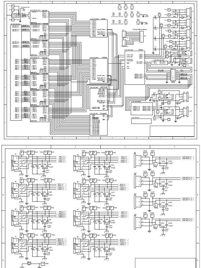 Soundcraft Ui16 Digital Mixer Diagram | PDF