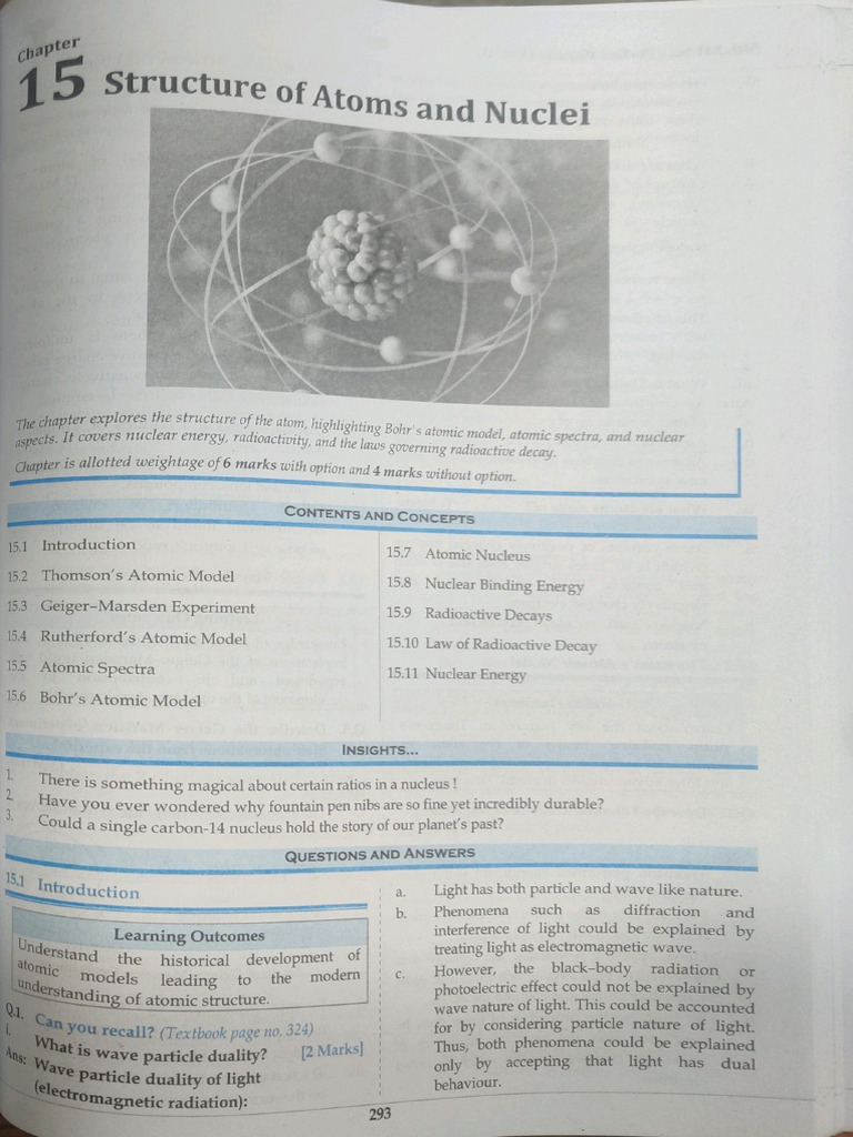 Atoms and Nuclei Notes by Target | PDF