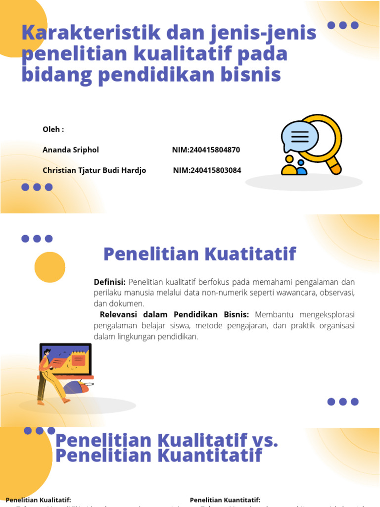 Jenis dan Karakteristik Penelitian Kualitatif | PDF