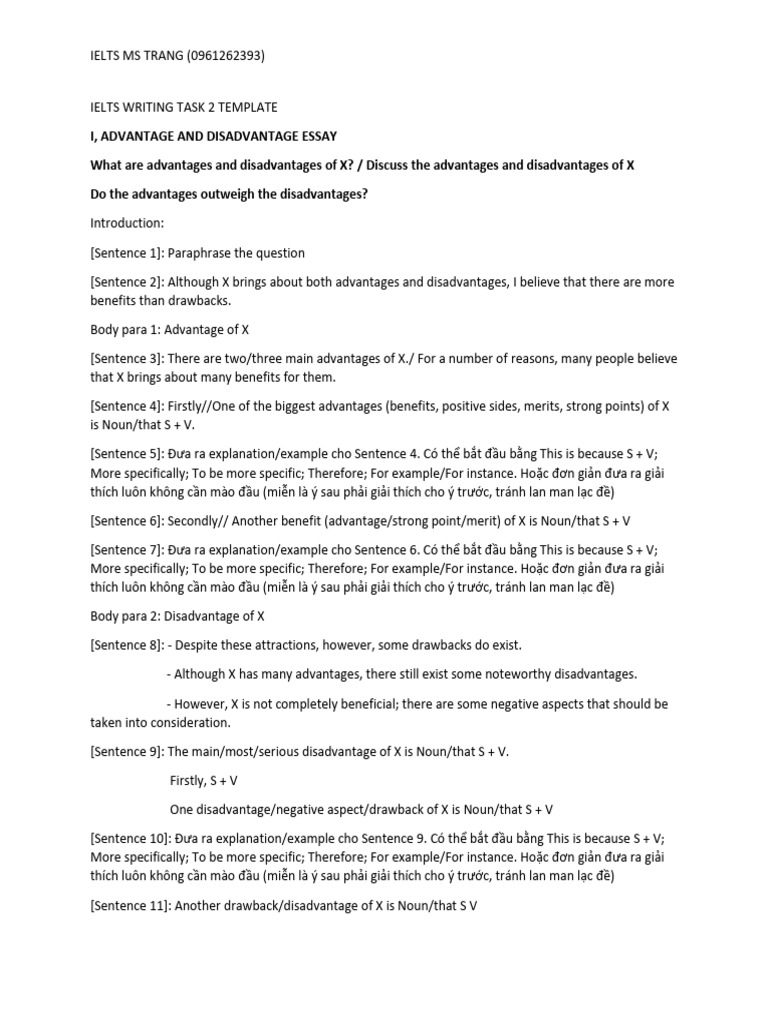 Ielts Writing Task 2 Template | PDF | Cost Of Living | Climate Change Mitigation