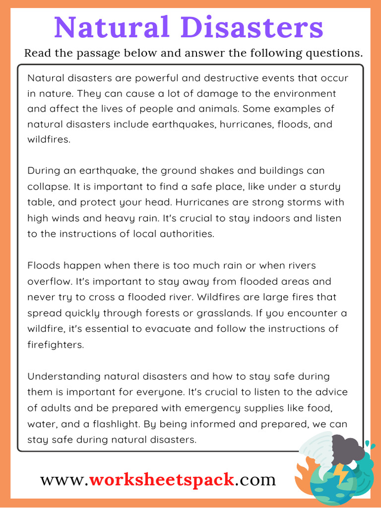 Natural Disaster Safety Guide | PDF