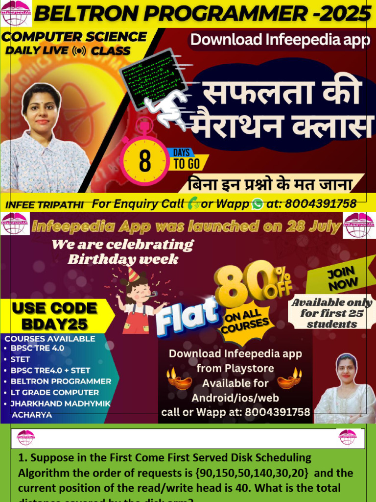 Operating System Practice Day3 Beltron With Answer | PDF | File System | Process (Computing)