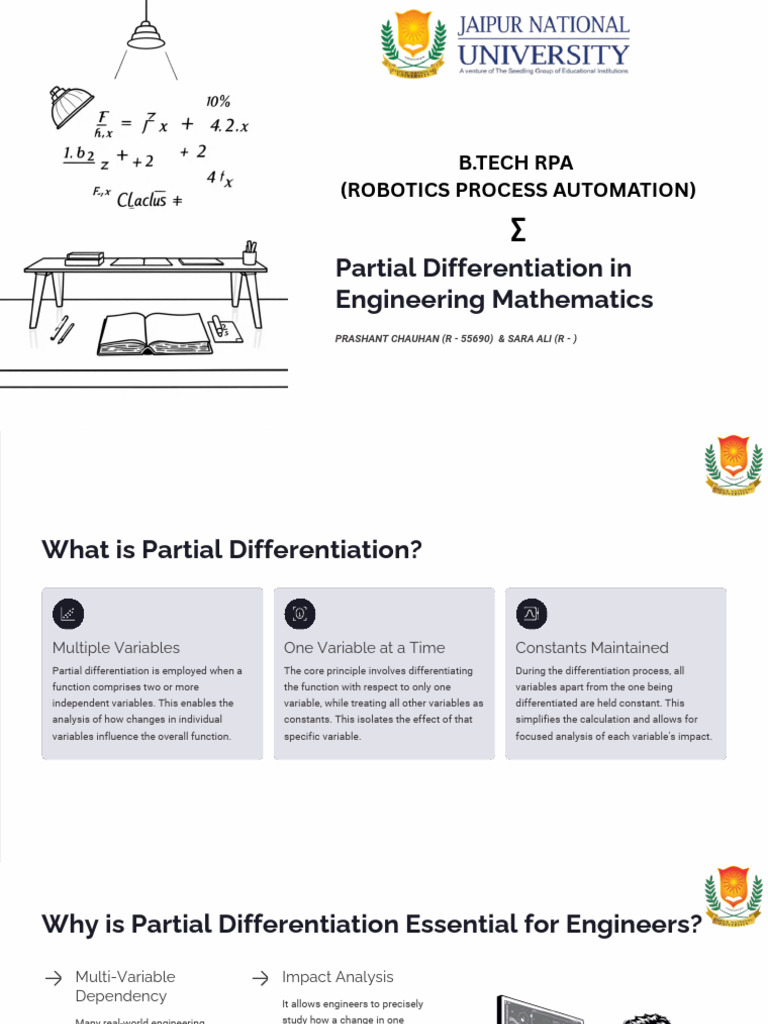 Partial Differentiation in Engineering Mathematics - PPTX 20251125 022425 0000 | PDF ...