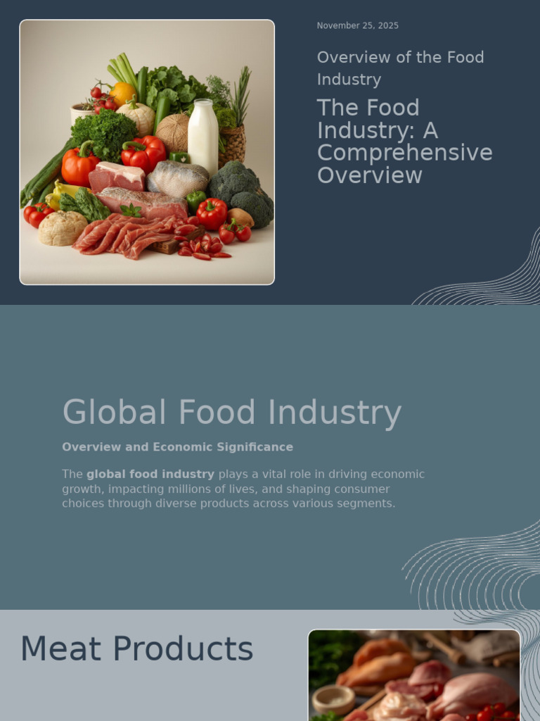 Presentation - The Food Industry A Comprehensive Overview | PDF ...