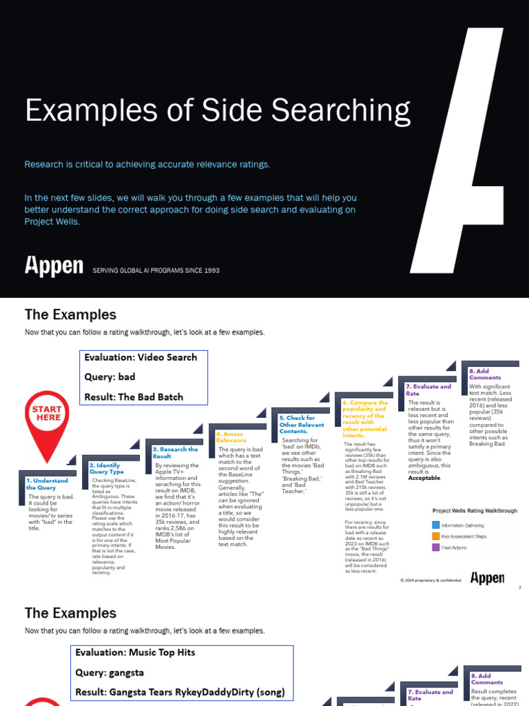 Examples of Side Searching - 4ae1e7 | PDF | Information Retrieval