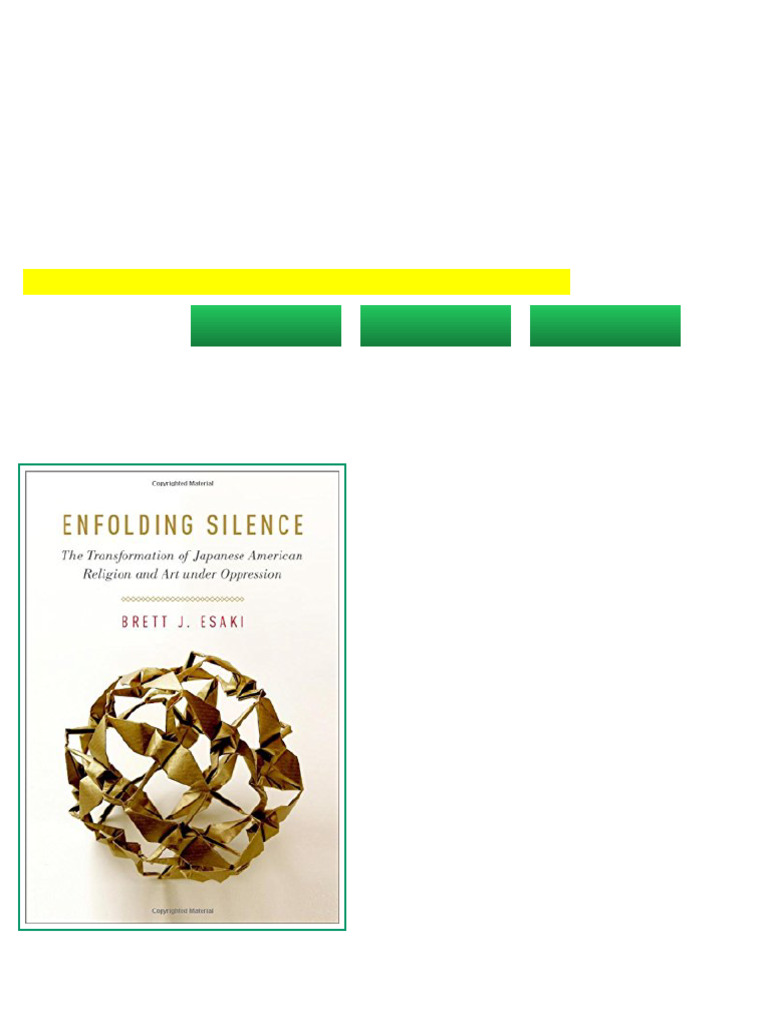 (Ebook) Enfolding silence : the transformation of Japanese American ...