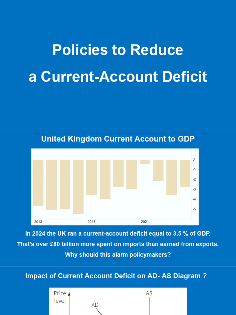 Policies To Reduce Current Account Decifits | PDF | Exports ...