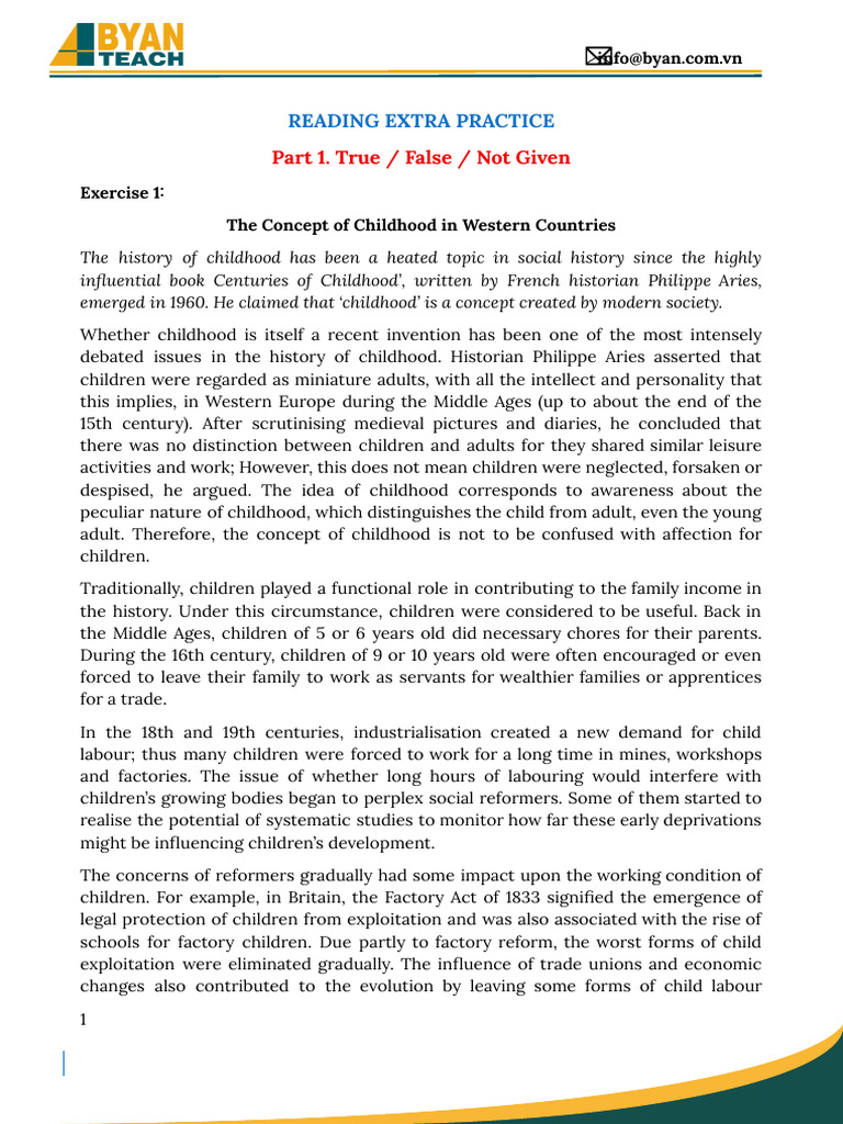 Byan Teach - Ielts 10 - Reading Extra Practice | PDF | Psychological Concepts | Psychology