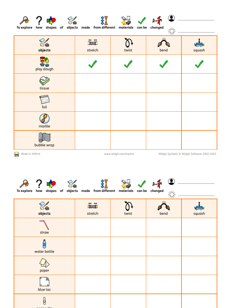 Changing Shapes of Objects | PDF