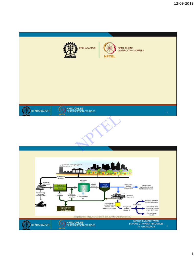 Week 8 - Sludge Management_LM_watermark (1) | PDF | Sewage Treatment ...