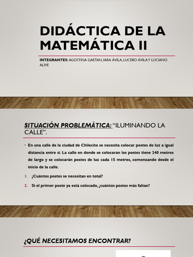 Didáctica de La Matemática II (Situacion Problematica)[1] | PDF