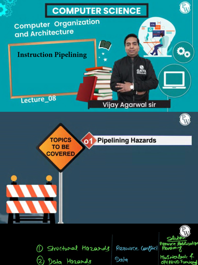 Instruction Pipelining 08 - Class Notes | PDF