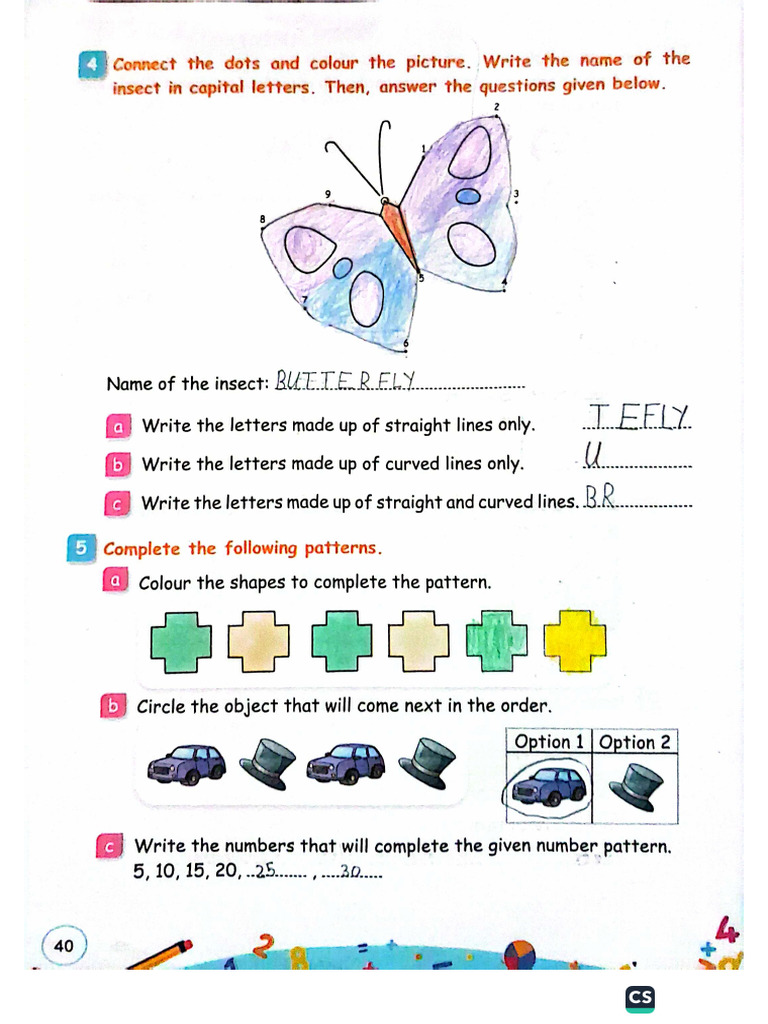Math Workbook Pages 40-43 | PDF