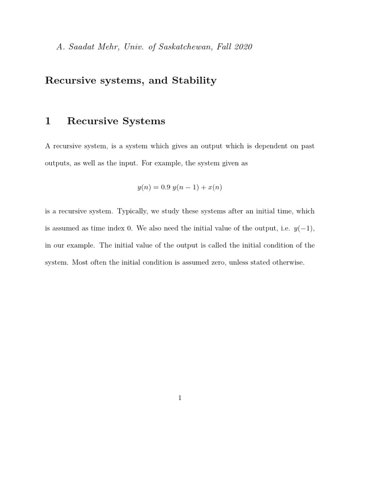 EE265 Recursive | PDF | Mathematics | Algorithms