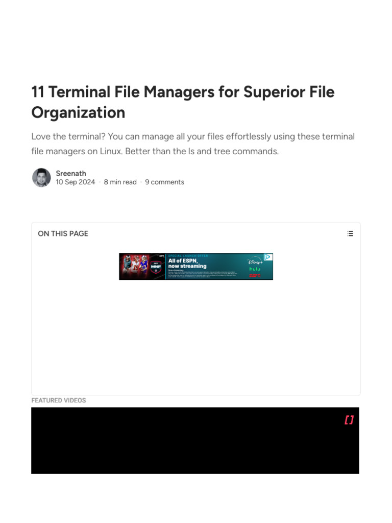 11 Terminal File Managers To Explore On Your Linux System | PDF | Linux ...