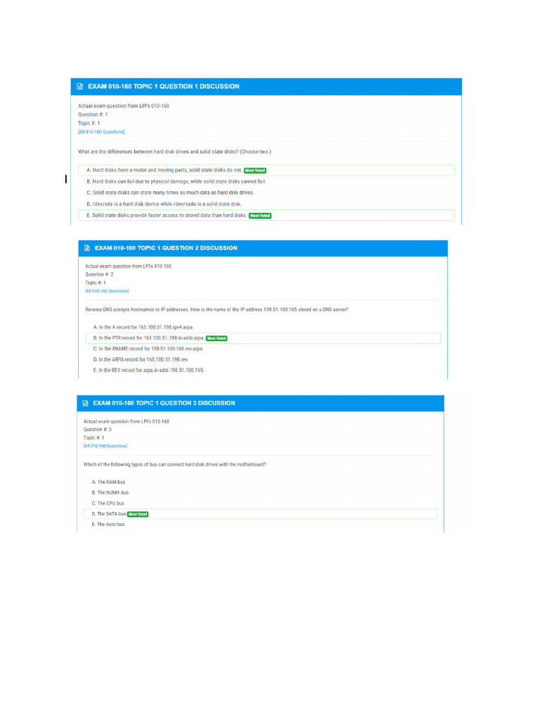 LPI Exam 1 | PDF