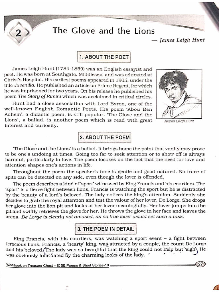 The Gloves and The Lions | PDF