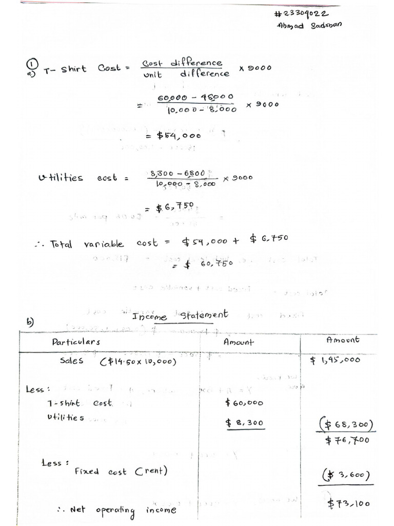 Cost Acc 4 | PDF
