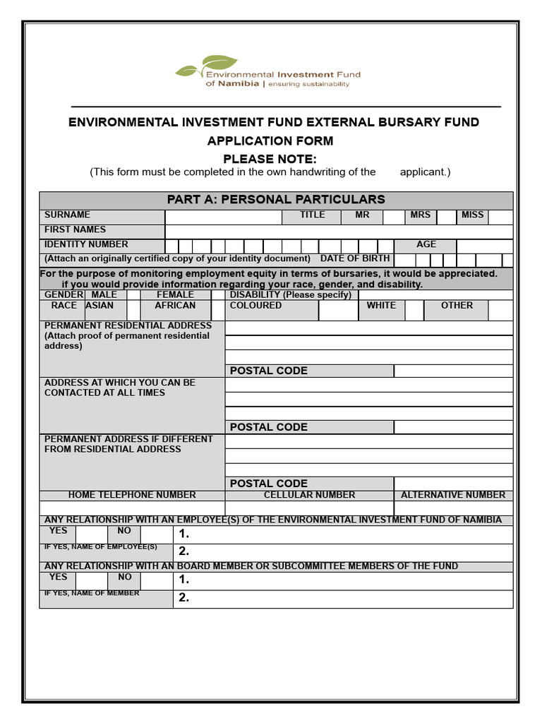 Uploads - Files - Environmental Investment Fund External Bursary Fund ...