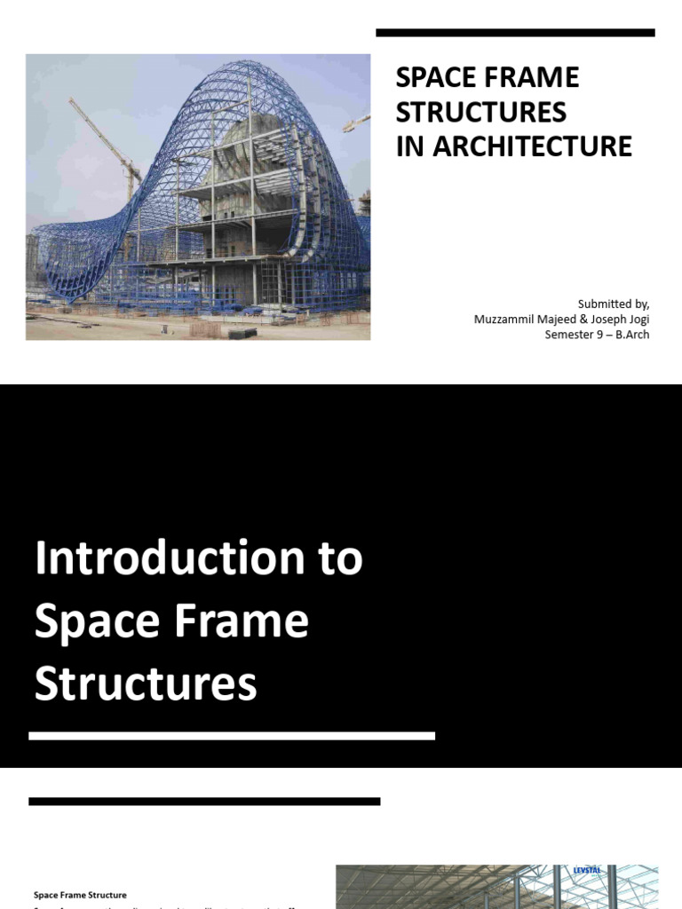 Space Frame Structures in Architecture | PDF | Truss | Mechanical Engineering