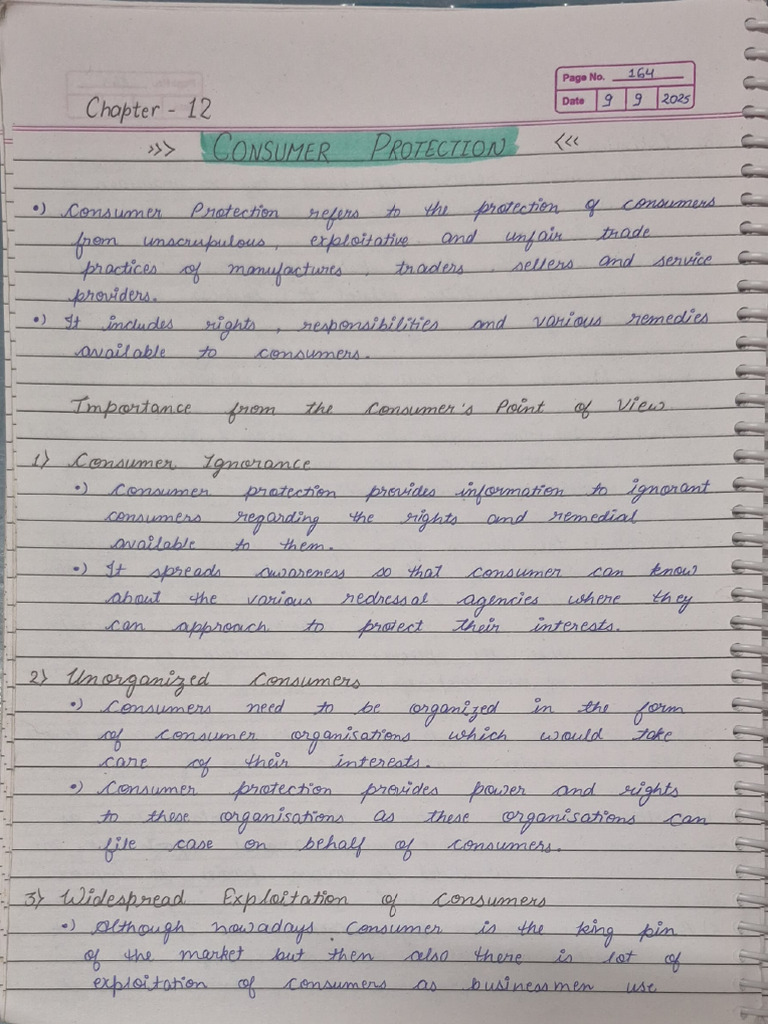 BST Consumer - Protection Ch12 | PDF