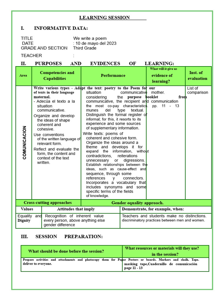 Session 3.1 - S 2 - Project 1 - Com - We Write A Poem | PDF | Poetry ...