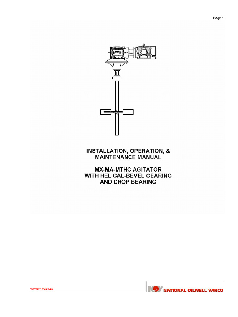 Agitator MX MA MTHC | PDF
