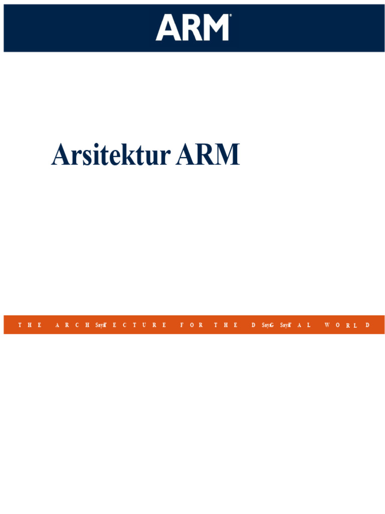 Panduan Lengkap Arsitektur ARM | PDF