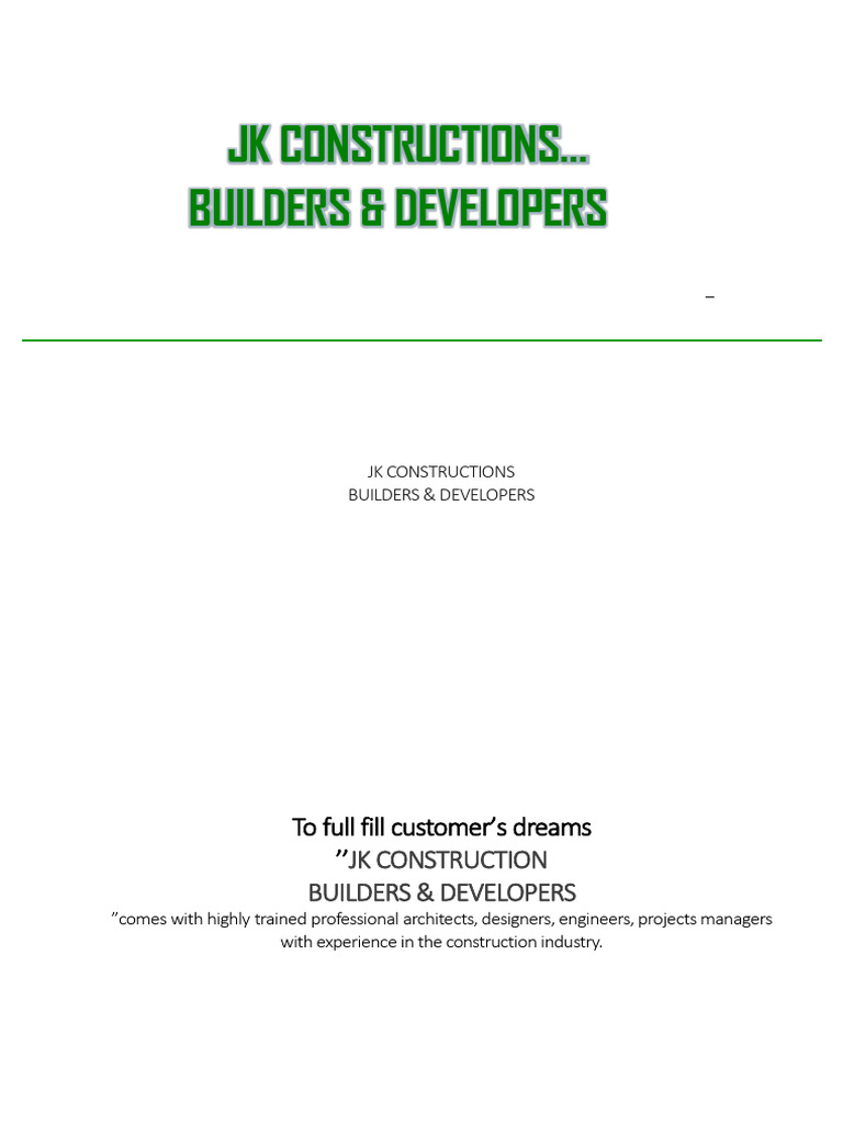 JK Constructions..New g+4 - Quatation | PDF | Door | Sink