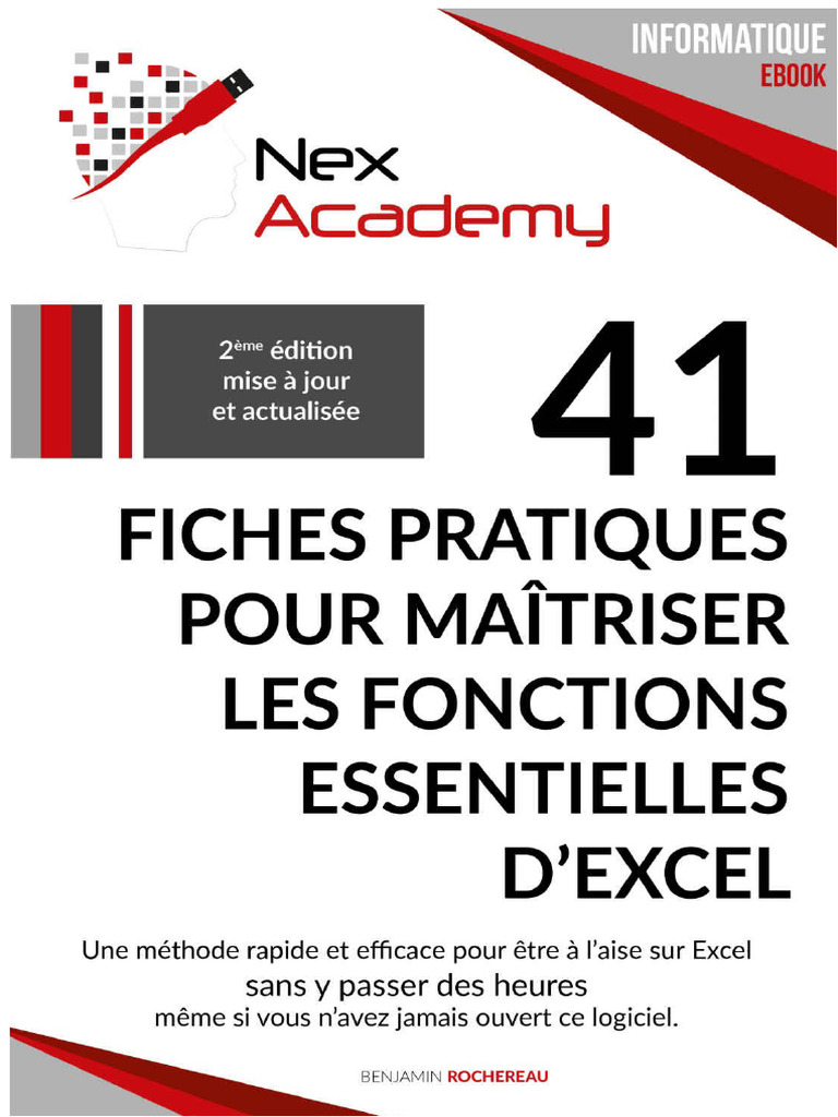 41 Fichas Prácticas para Dominar Las Funciones Esenciales de Excel - Benjamin ROCHEREAU | PDF ...