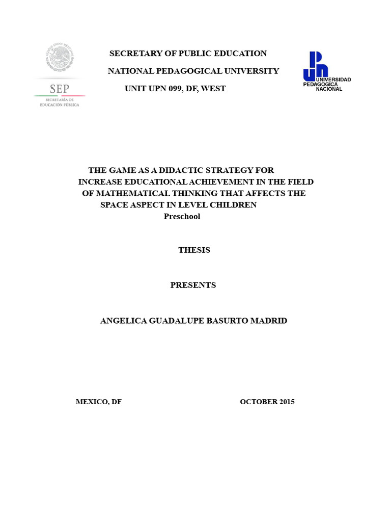Thesis On Spatial Location | PDF | Teachers | Tourism