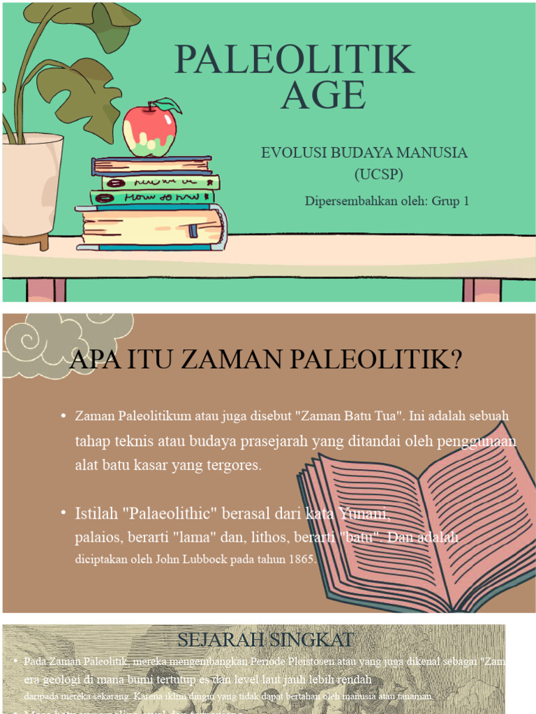 Sejarah dan Fase Zaman Paleolitik | PDF