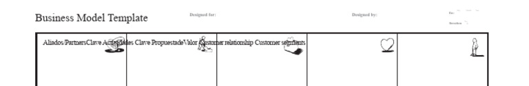 Business Model Canvas Poster White | PDF