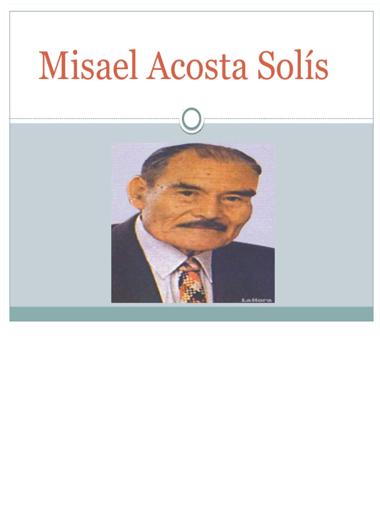 Misael Acosta Solis | PDF