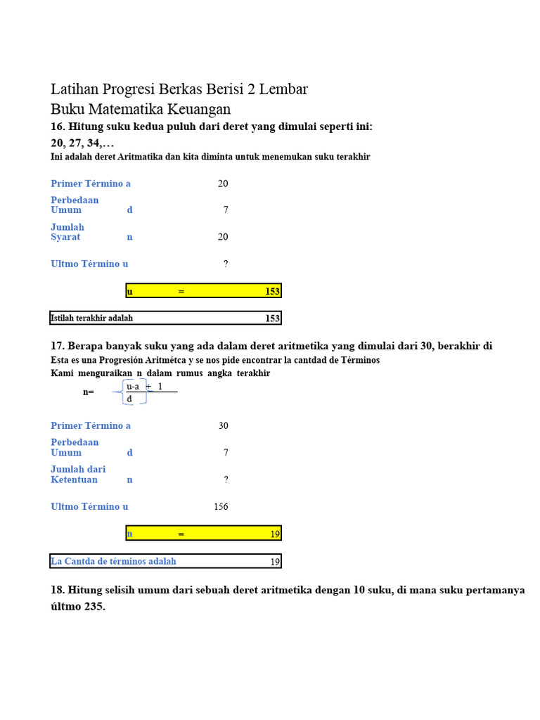 Latihan Progresi | PDF