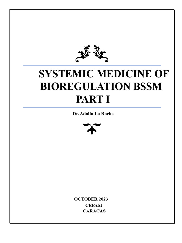 SYSTEMIC MEDICINE OF BIOREGULATION BSSM October 2023 | PDF ...