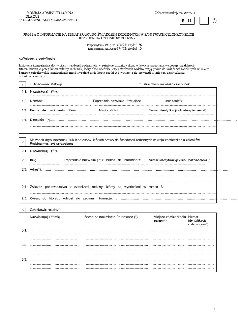 E411 Hiszpania | PDF