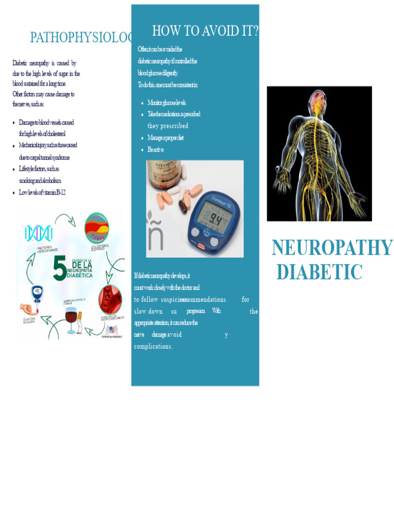 Diabetic Neuropathy Pamphlet | PDF | Peripheral Neuropathy | Diabetes