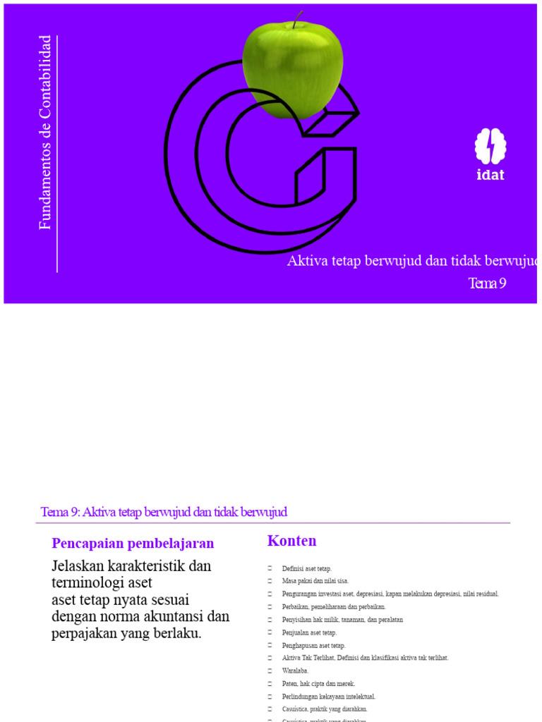Tema 9 - Aset Tetap Berwujud Dan Tidak Berwujud | PDF